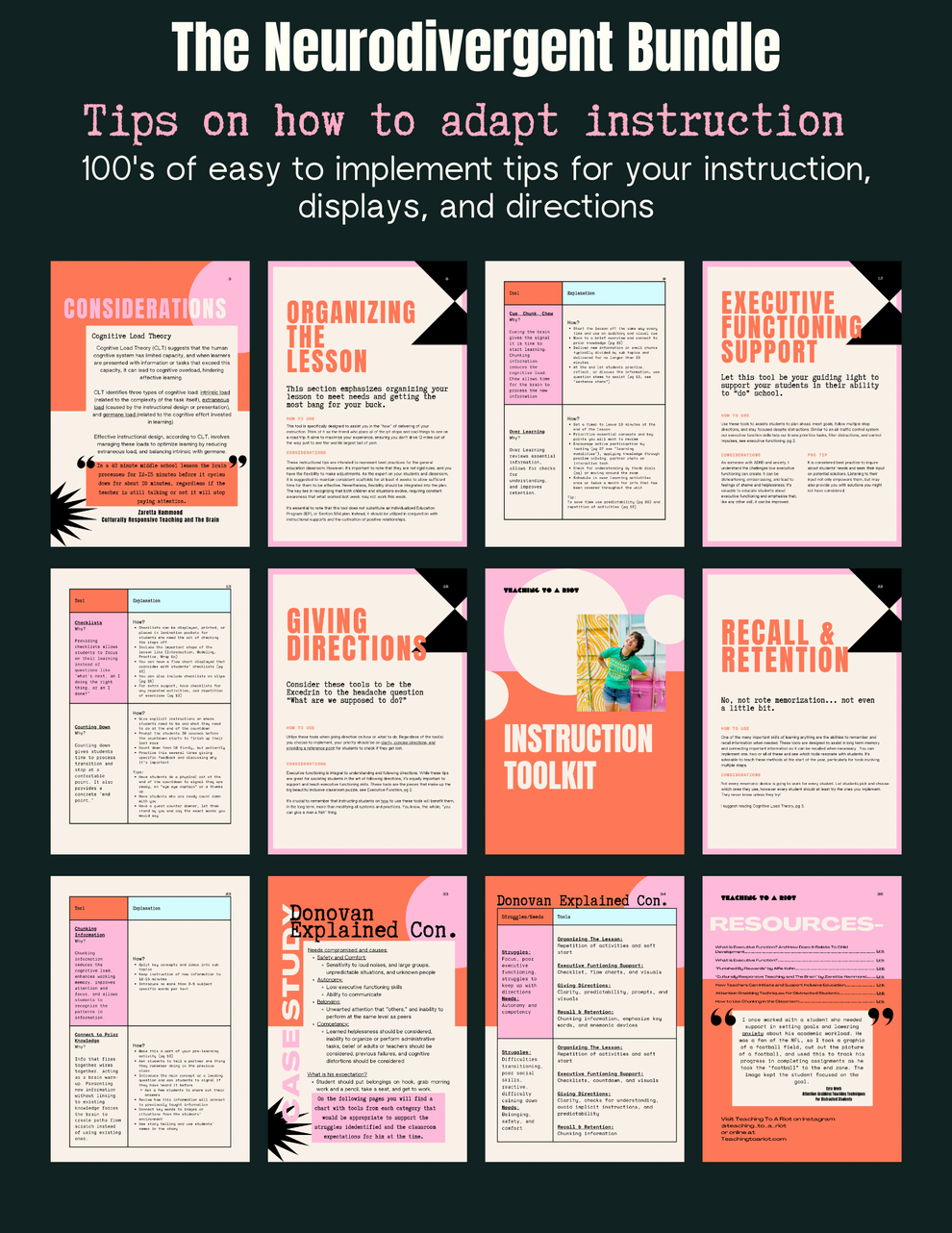 The Neurodivergent Toolkit – Teaching To A Riot